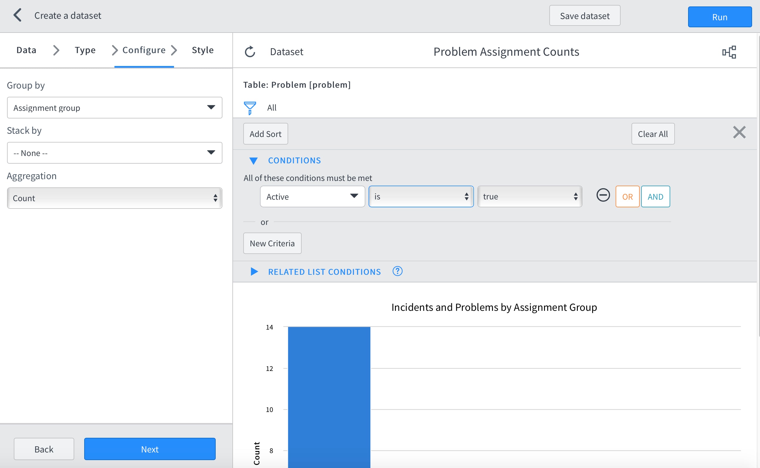 Creating a report based on more than one Dataset (... - ServiceNow ...