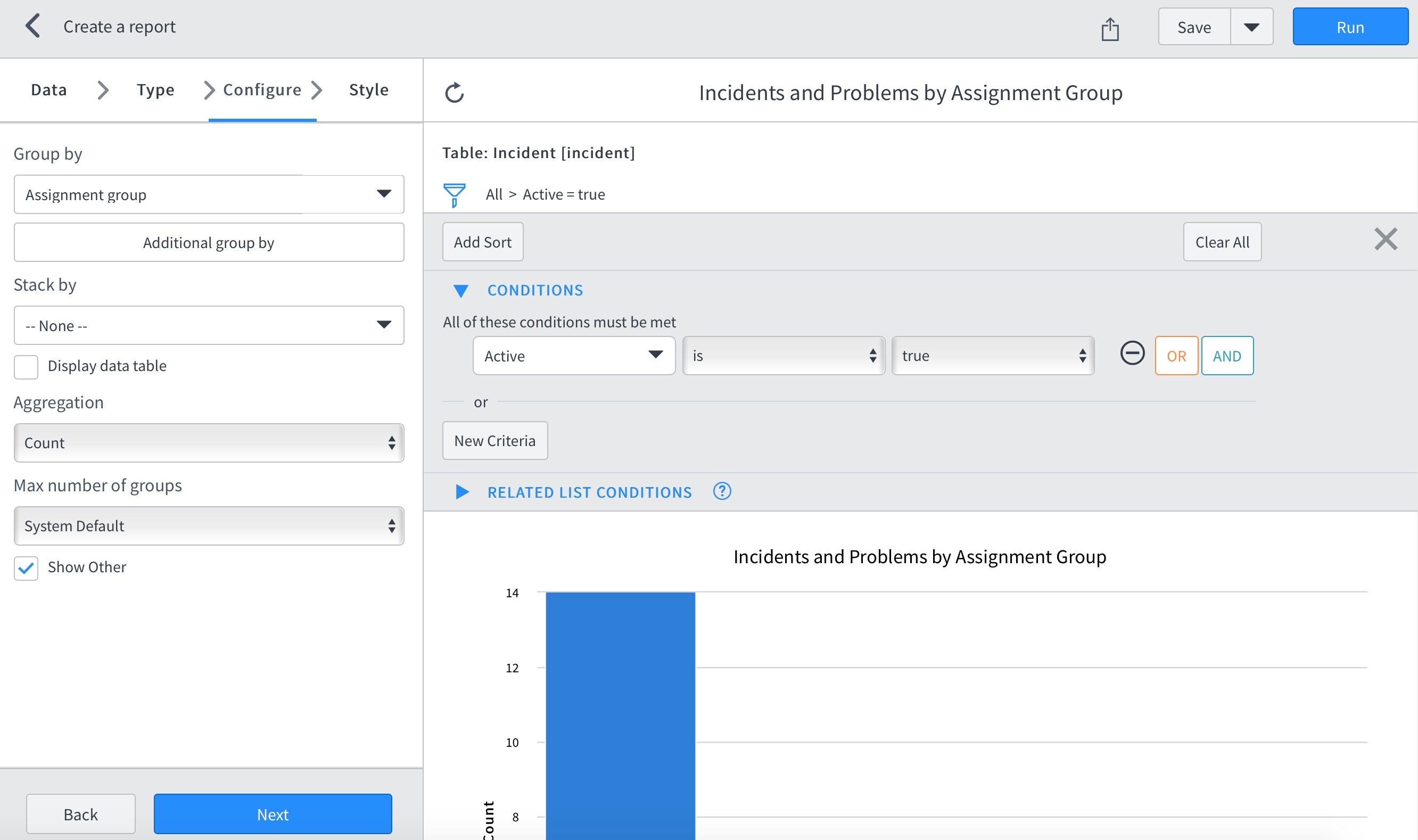 Creating a report based on more than one Dataset (... - ServiceNow ...