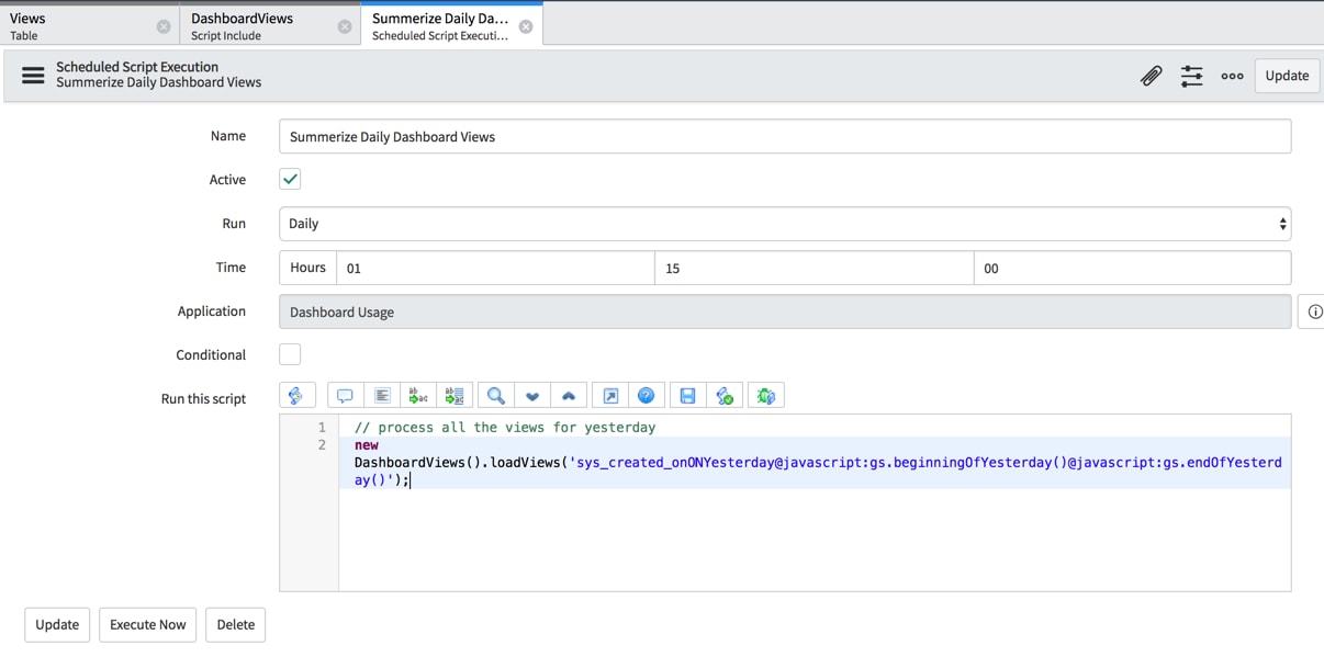 Tracking and Reporting on Dashboard Usage in Servi... - ServiceNow ...