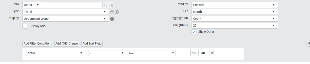 How to create a Monthly Backlog report - ServiceNow Community
