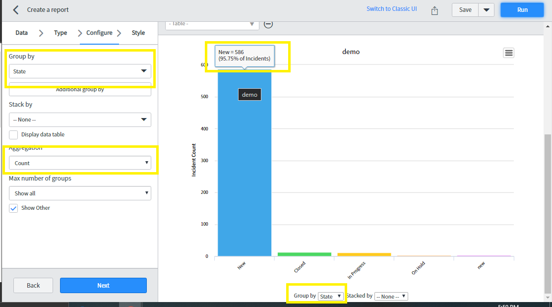 Solved: Report for Incidents Created and Resolved in a mon ...