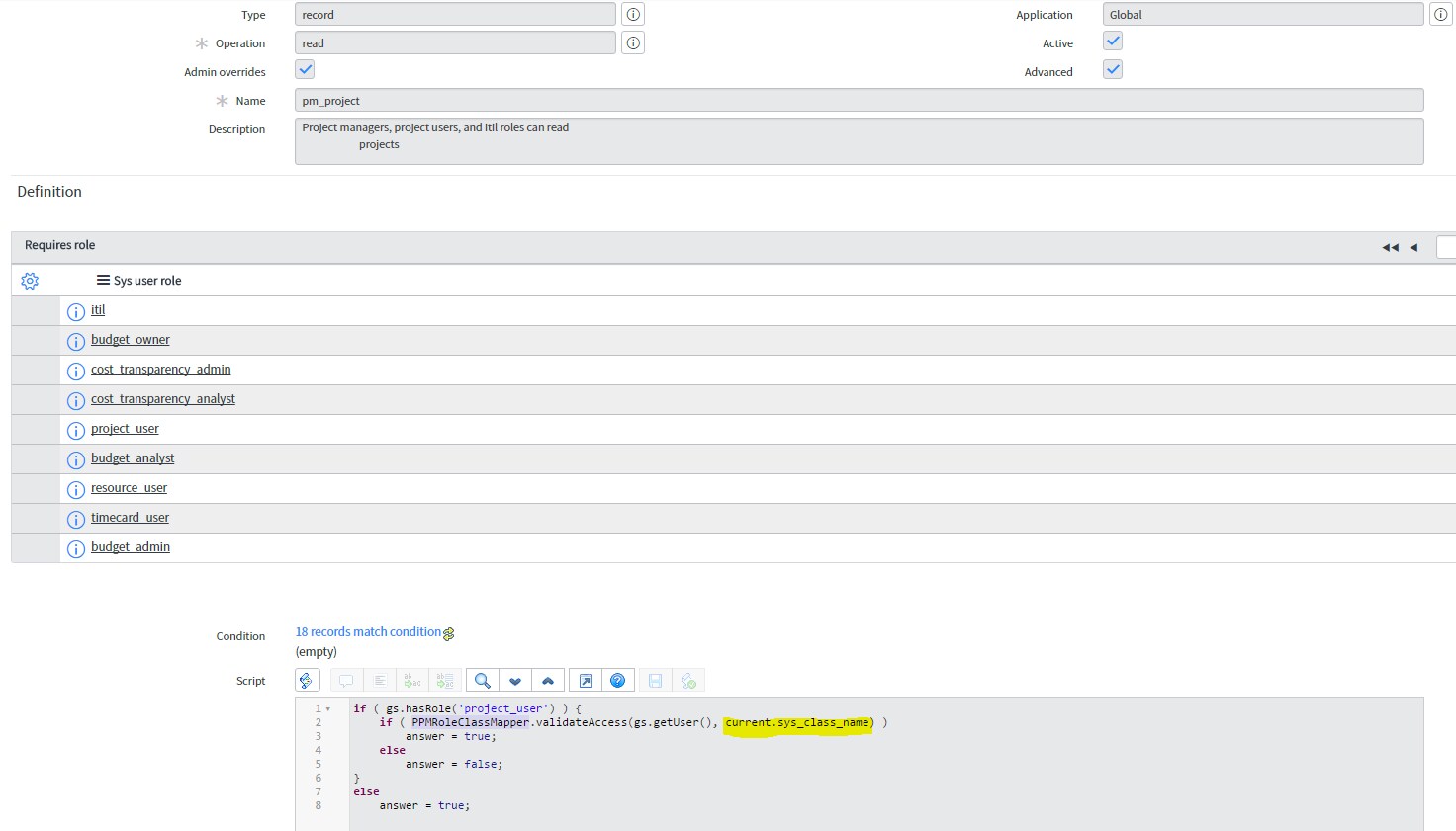 Solved: Issues with ACL for report using project fields on ...