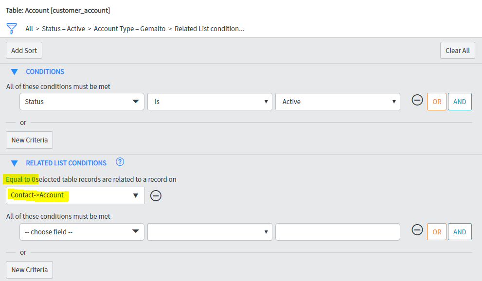 Reporting using multiple Related List Conditions - ServiceNow Community