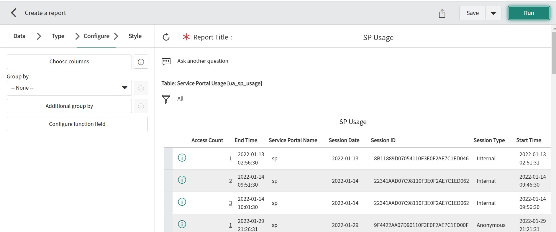 Solved: Report length on page/portal visit - ServiceNow Community