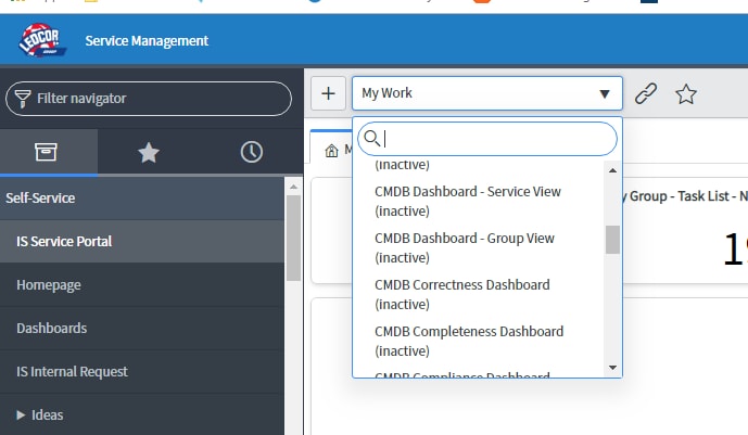 Hide inactive dashboard from the dashboard selecto... - ServiceNow ...