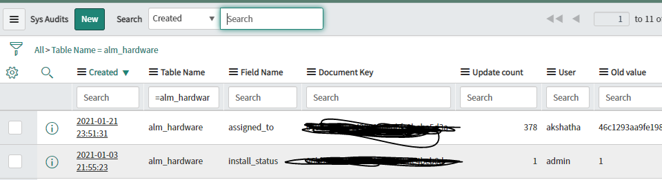 Solved: Asset Activity Log - ServiceNow Community
