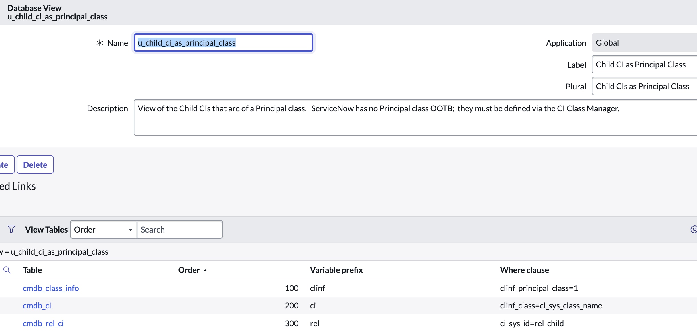 Solved: Display Principal Class Parent Child CI Relationsh ...