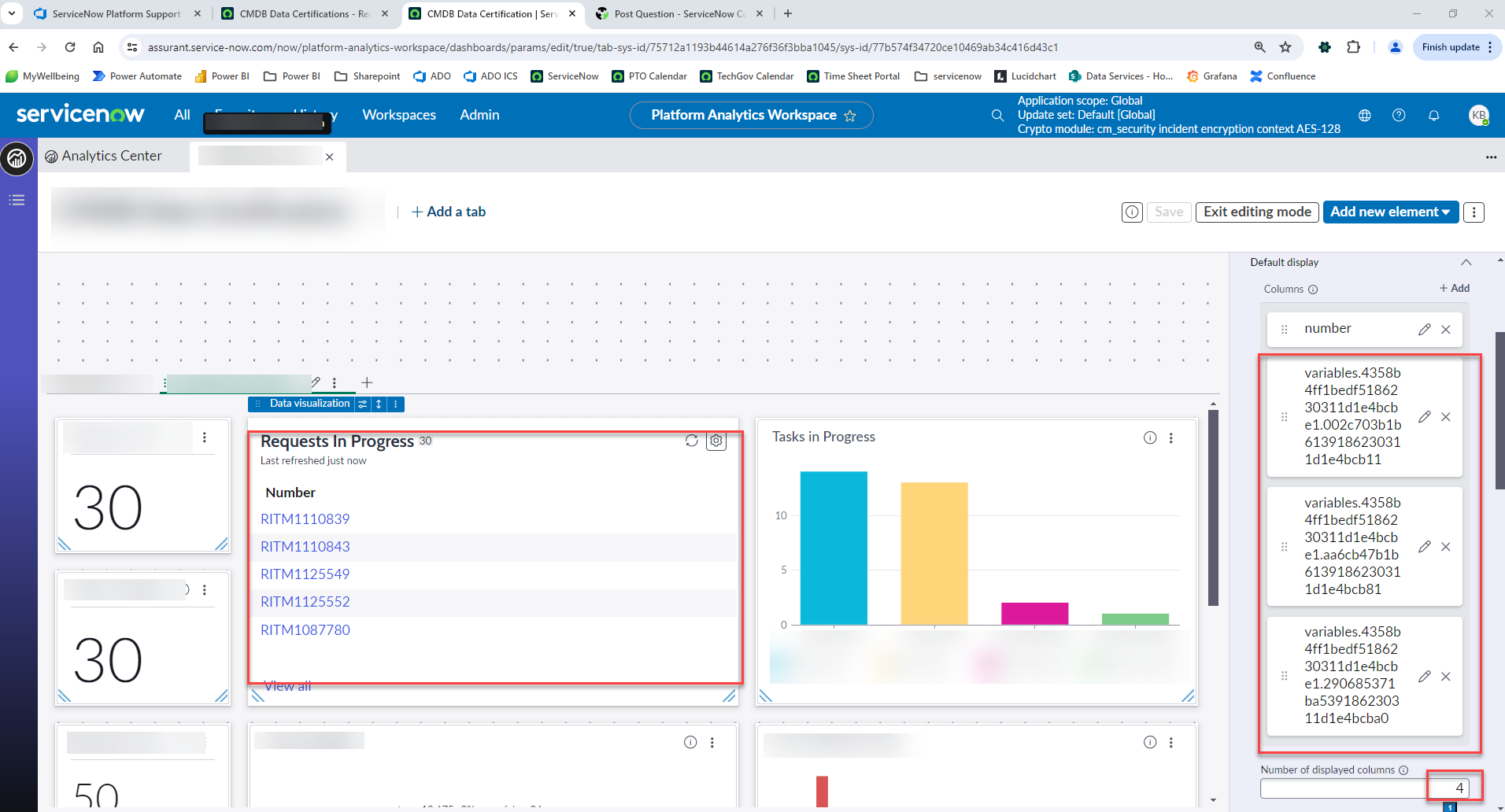 Report on Variables - ServiceNow Community