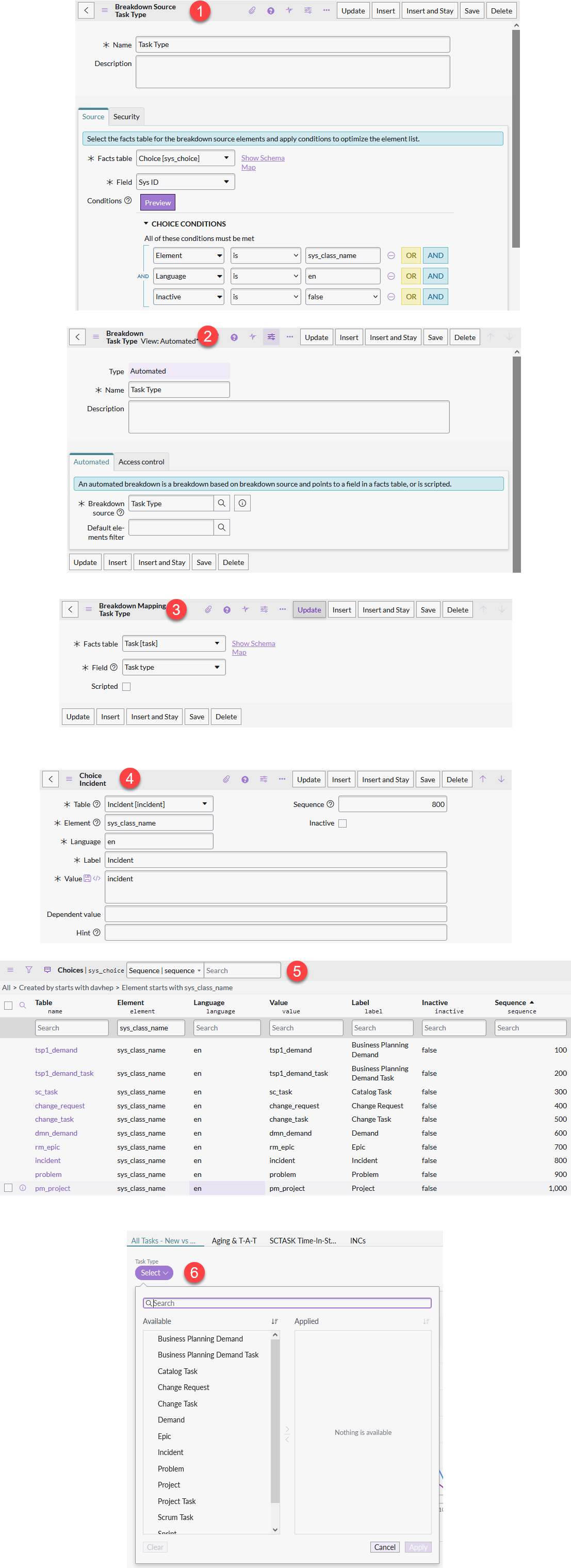 Solved: Re: How to create a breakdown based on Task Type? - ServiceNow ...