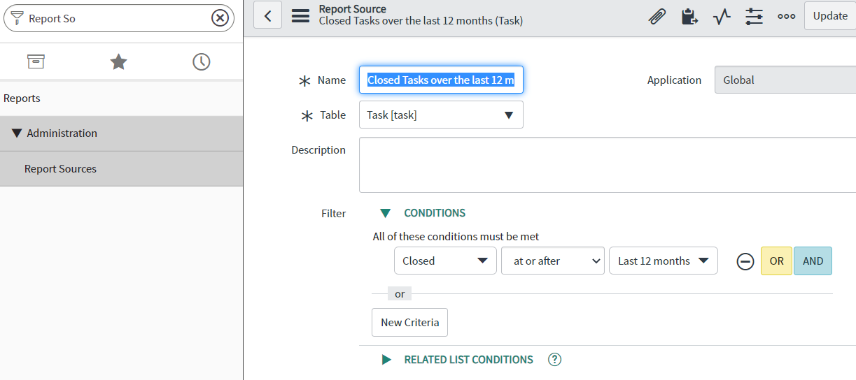Opened vs. Closed Task Records combined in one Rep... - ServiceNow ...