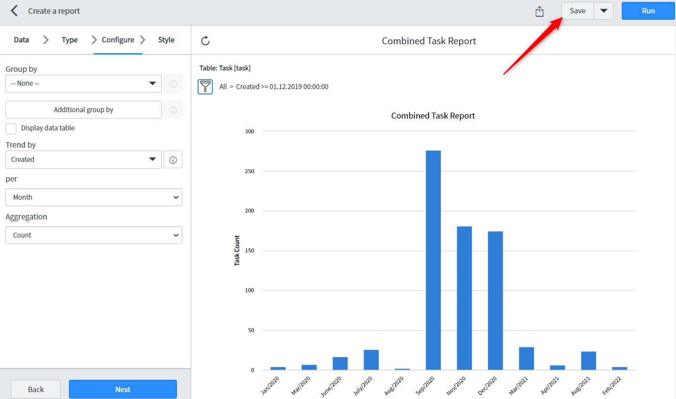 Opened vs. Closed Task Records combined in one Rep... - ServiceNow ...