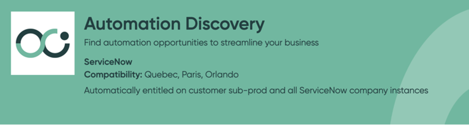 Introducing Automation Discovery, find ITSM automa... - ServiceNow ...
