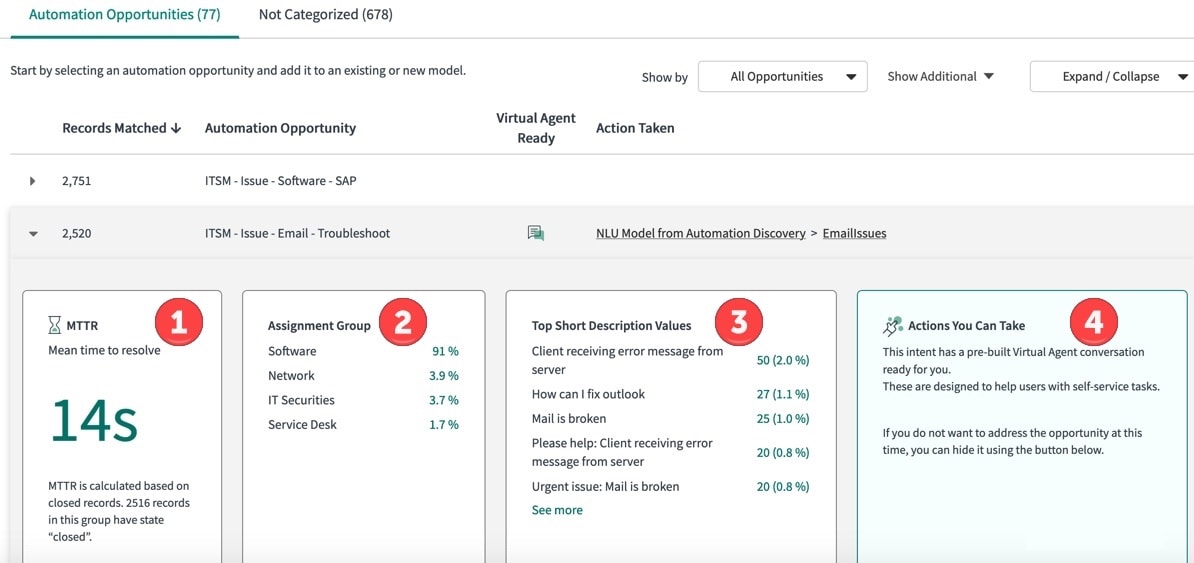 Introducing Automation Discovery, find ITSM automa... - ServiceNow ...