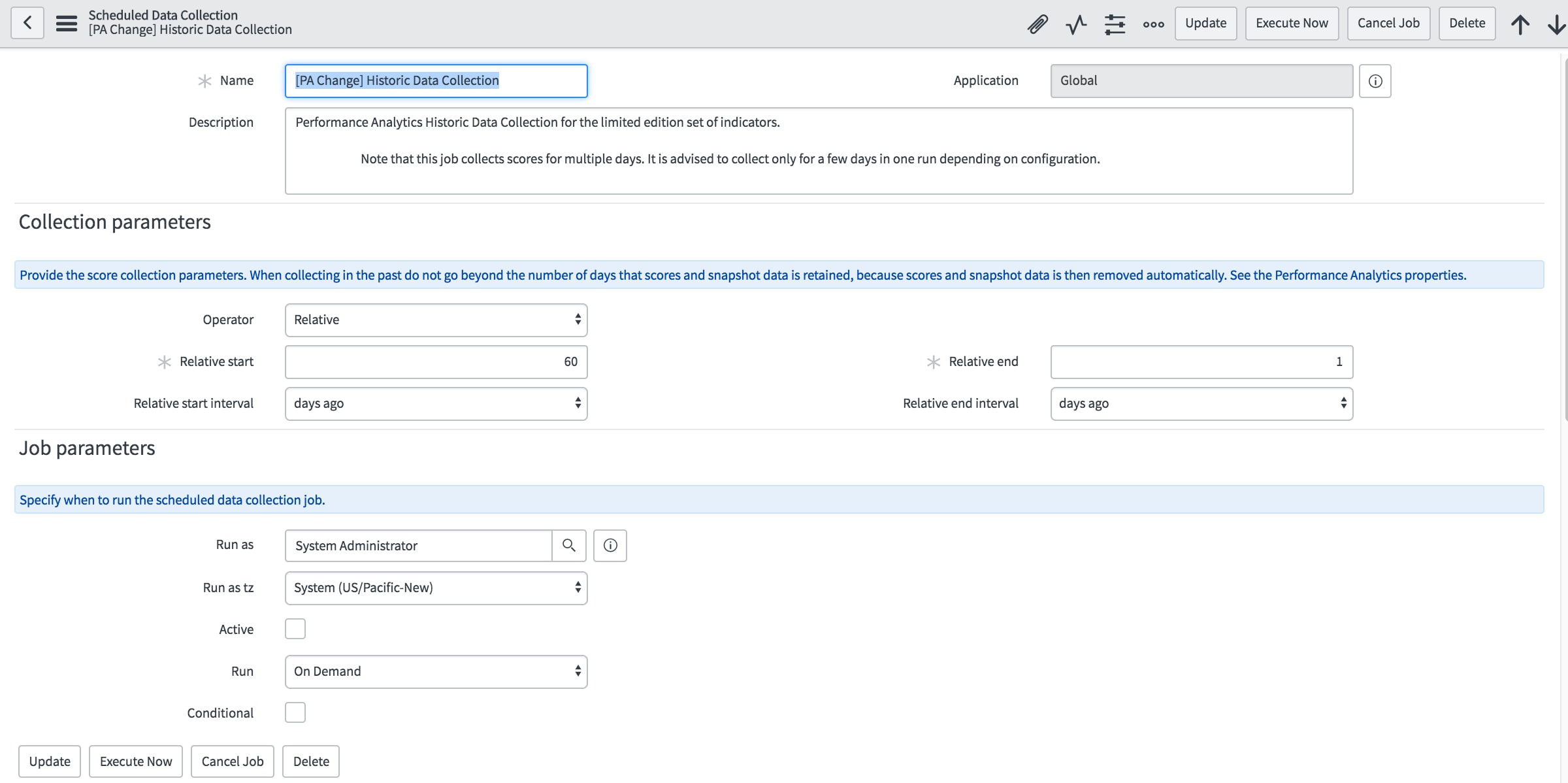 Collect Performance Analytics Data - ServiceNow Community