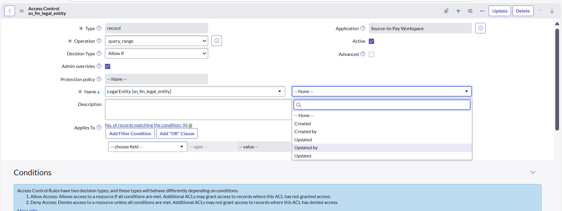 Solved: Unable to select field on table in query range ACL - ServiceNow ...