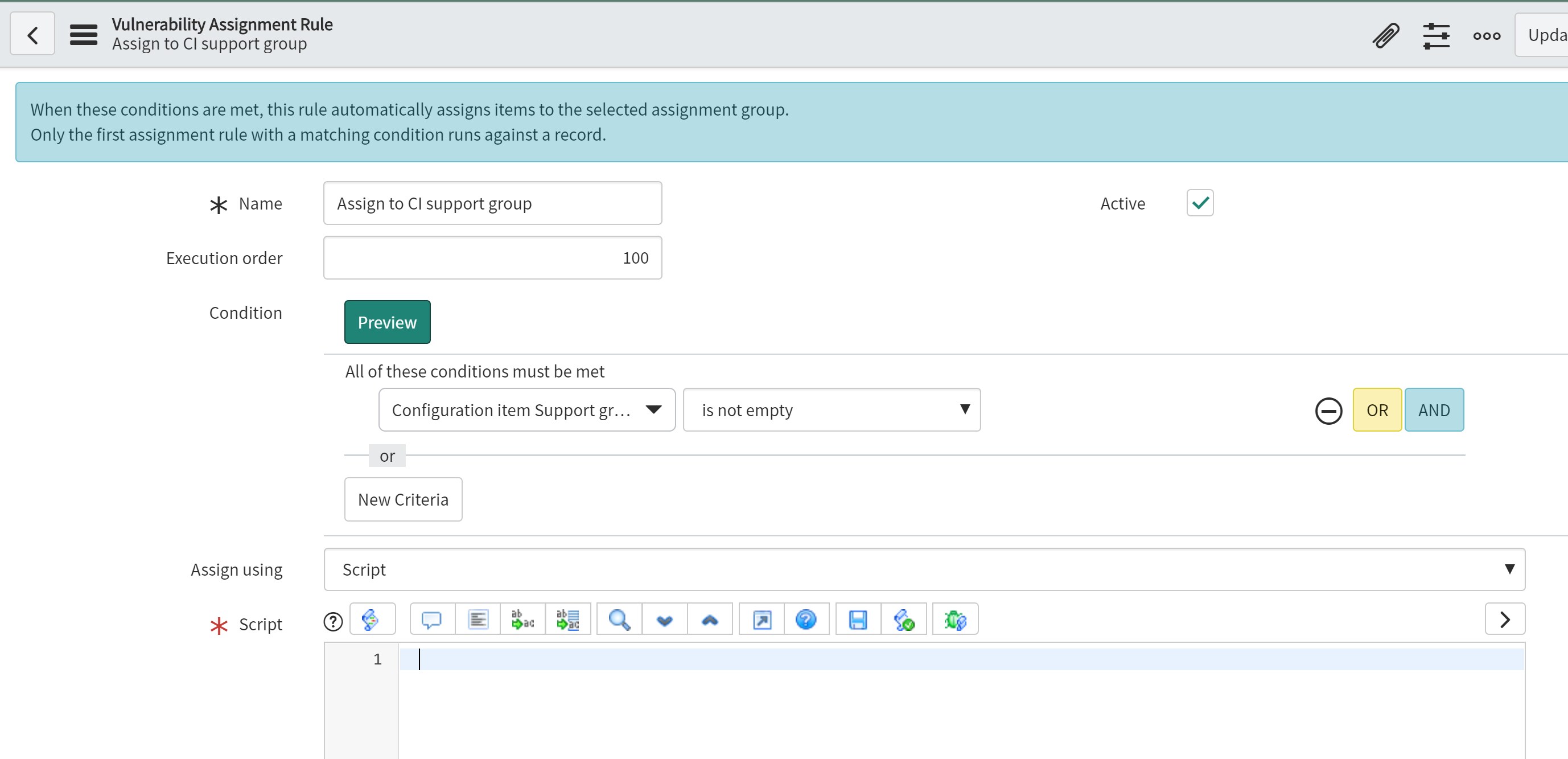 Solved: Automatic Assignment of Support Groups based on Bu ...