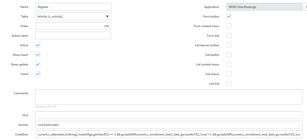 Solved: onClick UI Action - ServiceNow Community