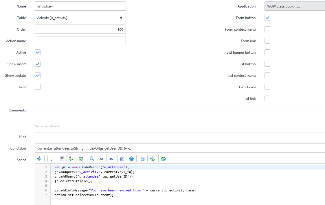 Solved: onClick UI Action - ServiceNow Community