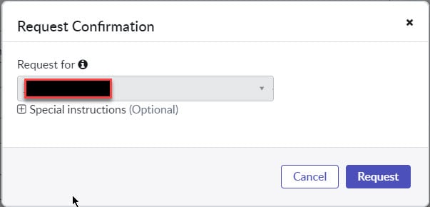 Request For Field Grayed Out on Request Confirmati... - ServiceNow ...