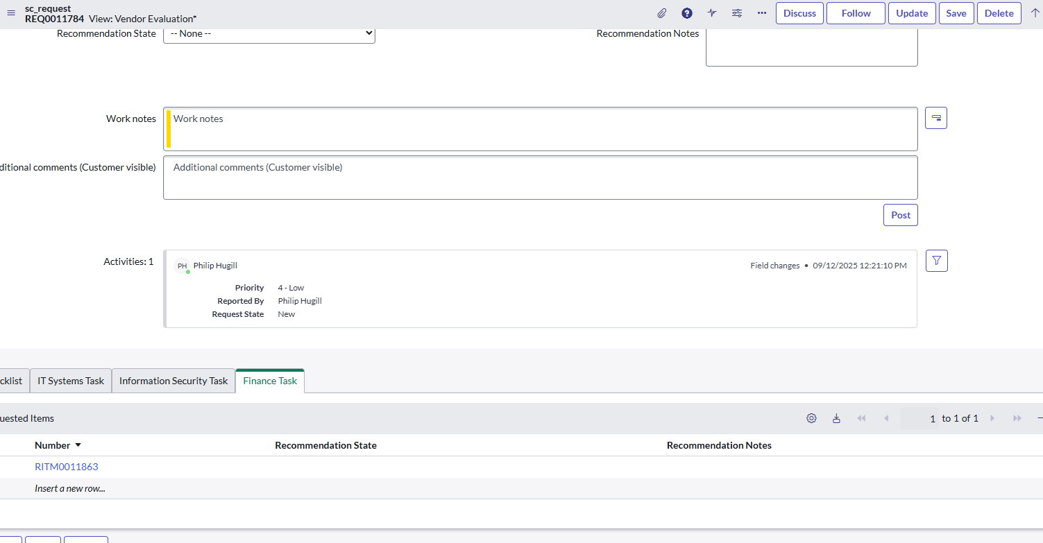 Solved: Multiple RITMs under 1 REQ - ServiceNow Community