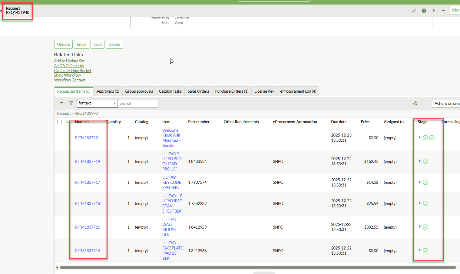 How to close multiple RITMs create by one Order Gu... - ServiceNow ...