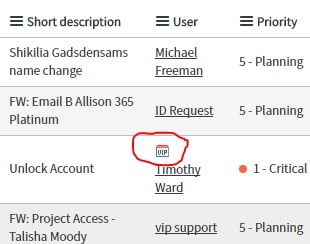 Solved: how to search by VIP? - ServiceNow Community