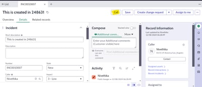 UI Action - The button should be able to take the ... - ServiceNow ...