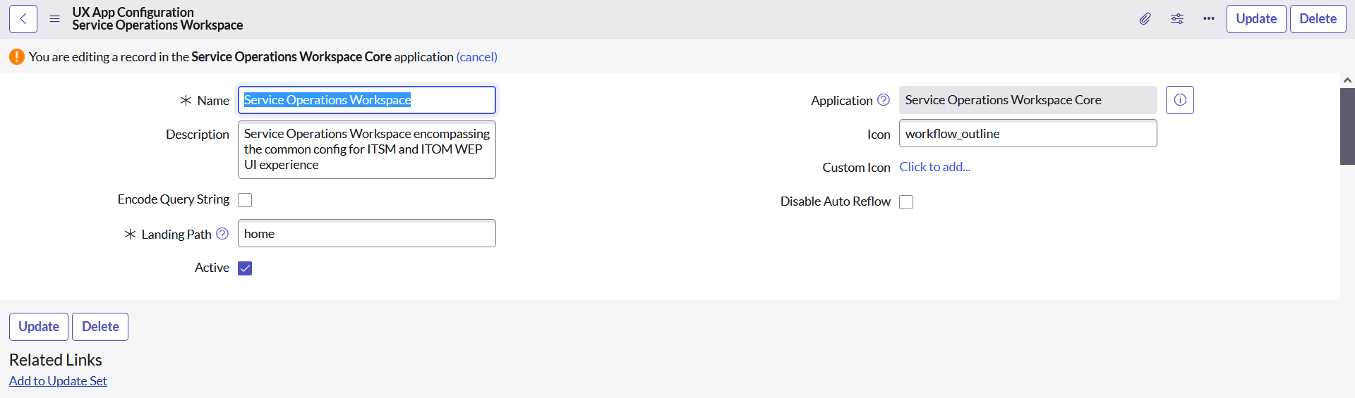 Solved: Service Operation Workspace - Page 2 - ServiceNow Community