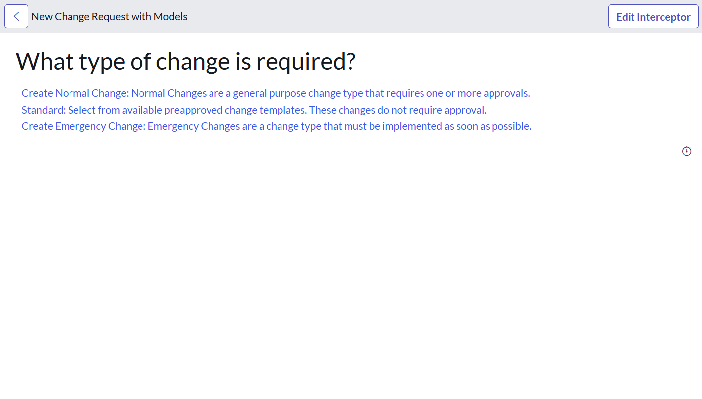 I want SOW change request type page to be display ... - ServiceNow ...