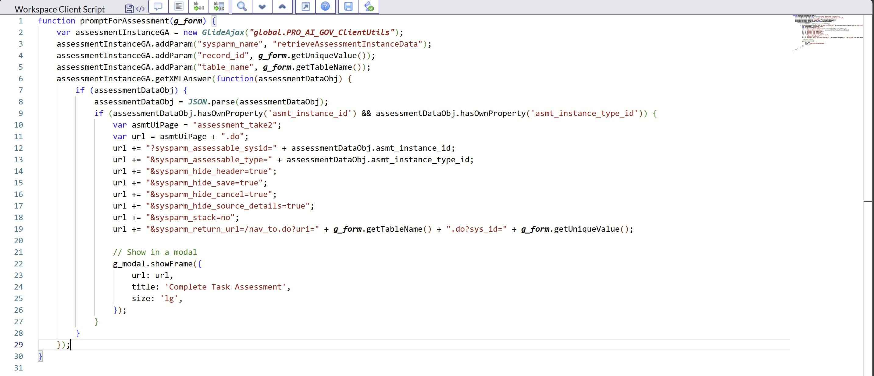 Workspace UI Action - ServiceNow Community
