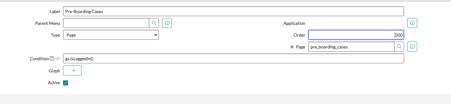 Only show menu item when there are active tickets - ServiceNow Community