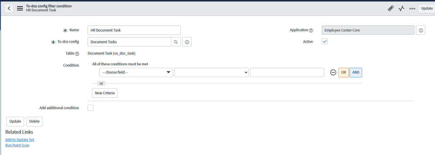My Tasks - adding document task filter - ServiceNow Community
