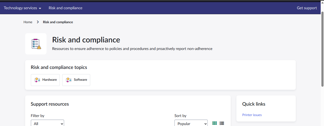 Taxonomy View- ESC - ServiceNow Community