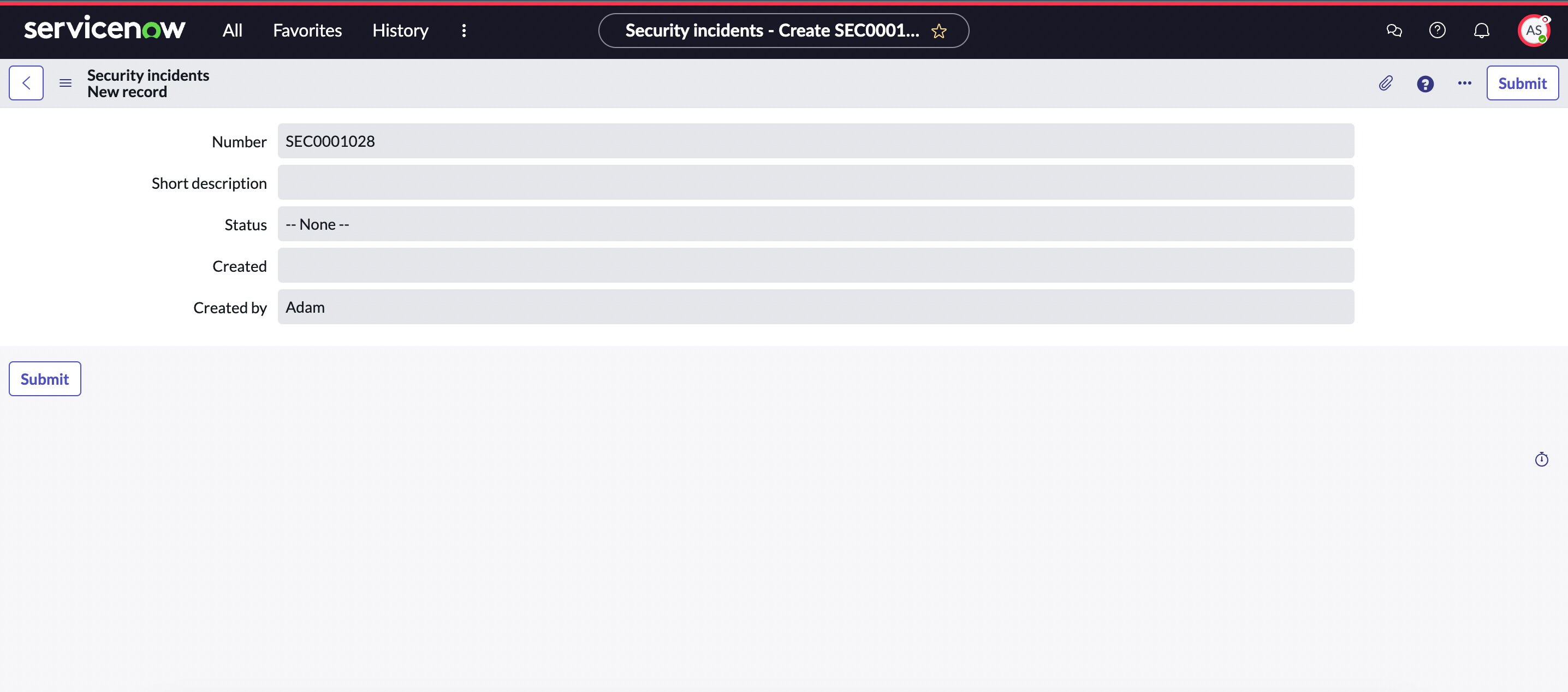 Solved: Missing Write ACL results in read-only form - ServiceNow Community