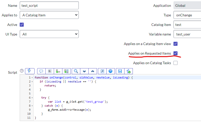 Solved: List Collectorのフィルターを動的に変更 - ServiceNow Community
