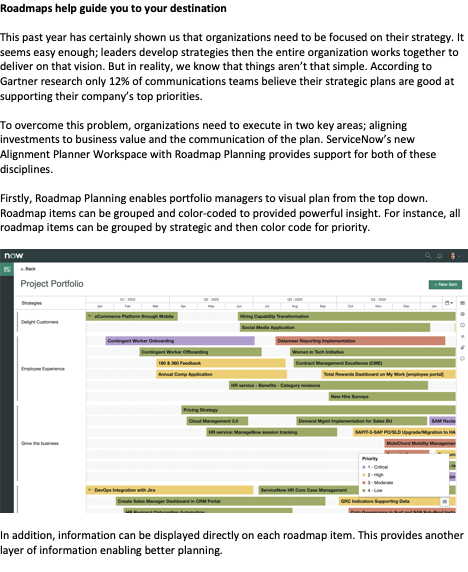 Roadmaps help guide you to your destination - ServiceNow Community