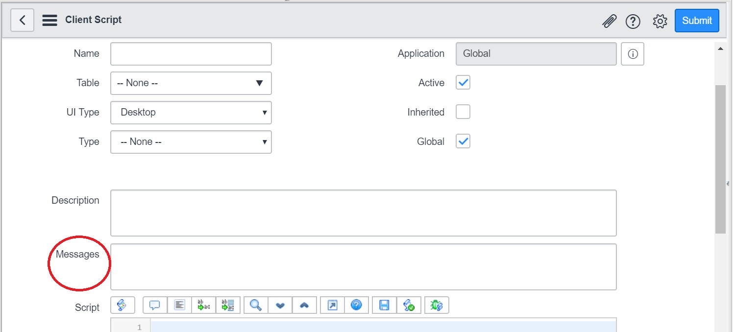 Solved: What is the use of 'message' field in client scrip ...
