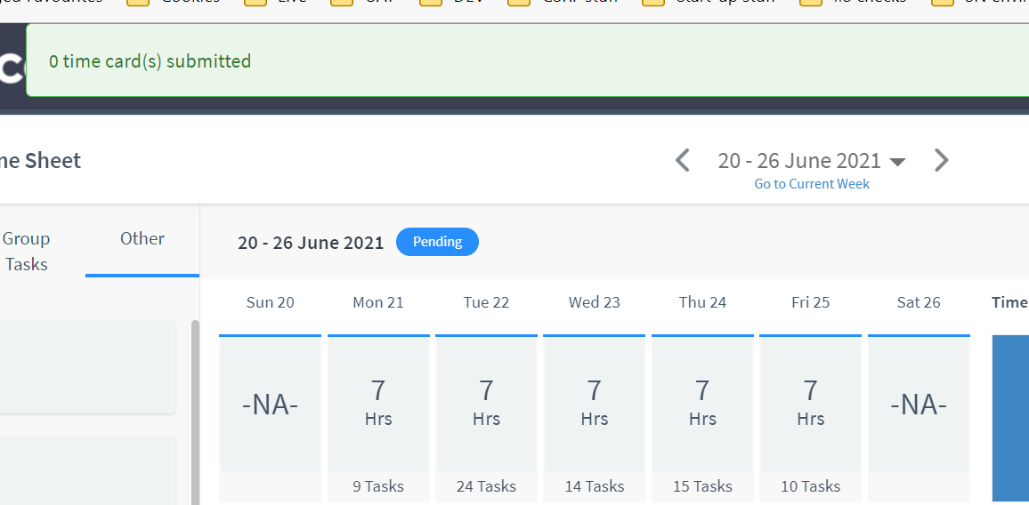 Solved: Time sheet won't submit - ServiceNow Community