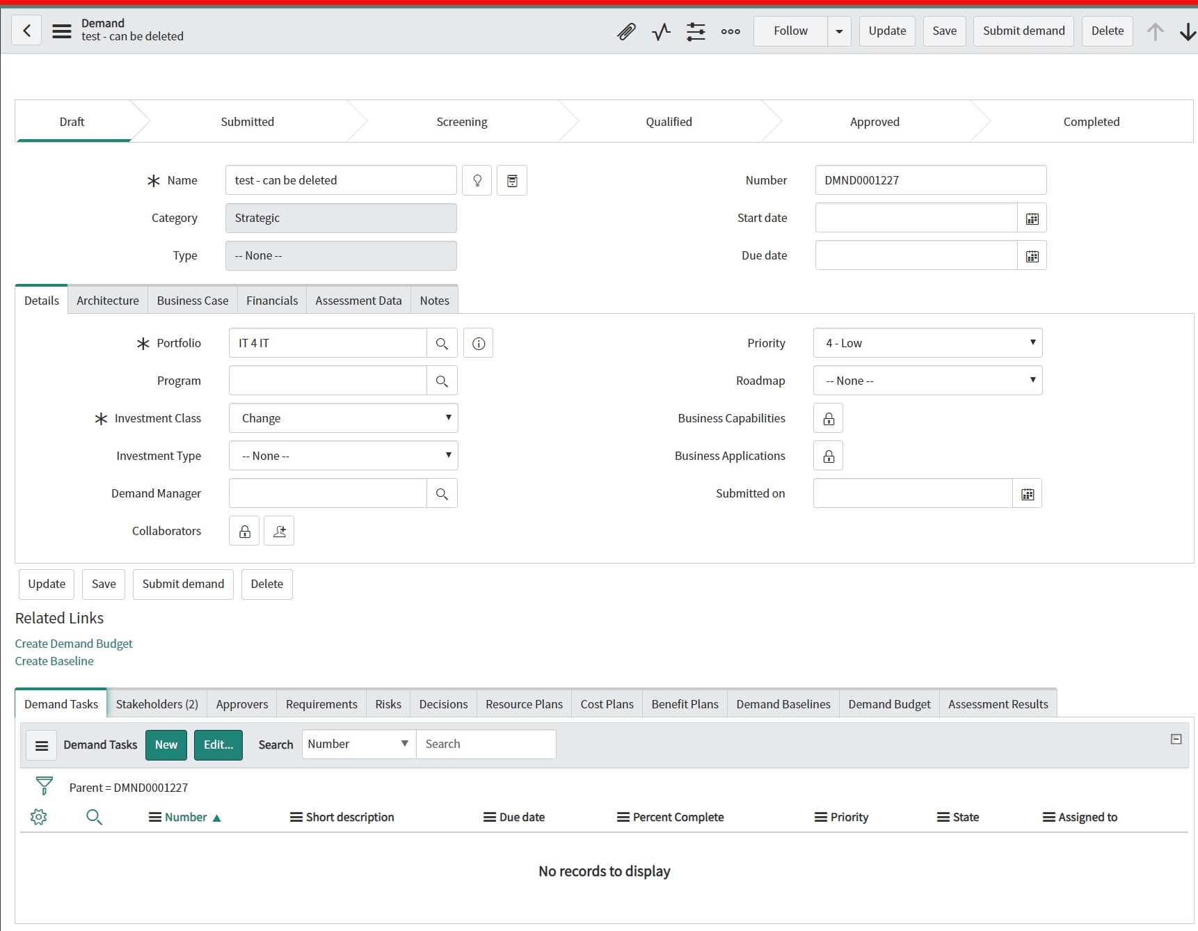 Category and Type fields in Demand are sometimes r... - ServiceNow ...