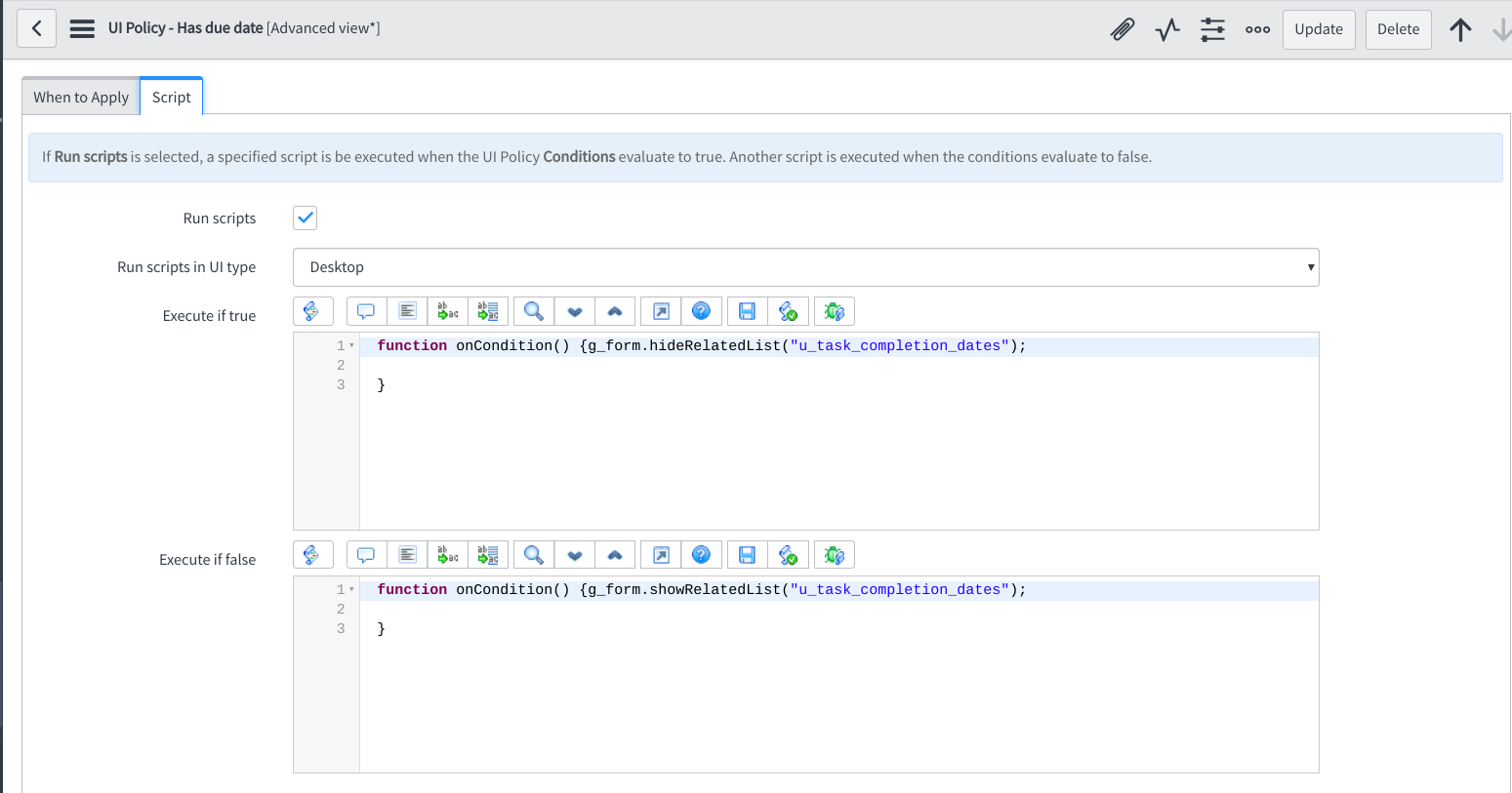 Solved: How do I hide a related list on load? - ServiceNow Community