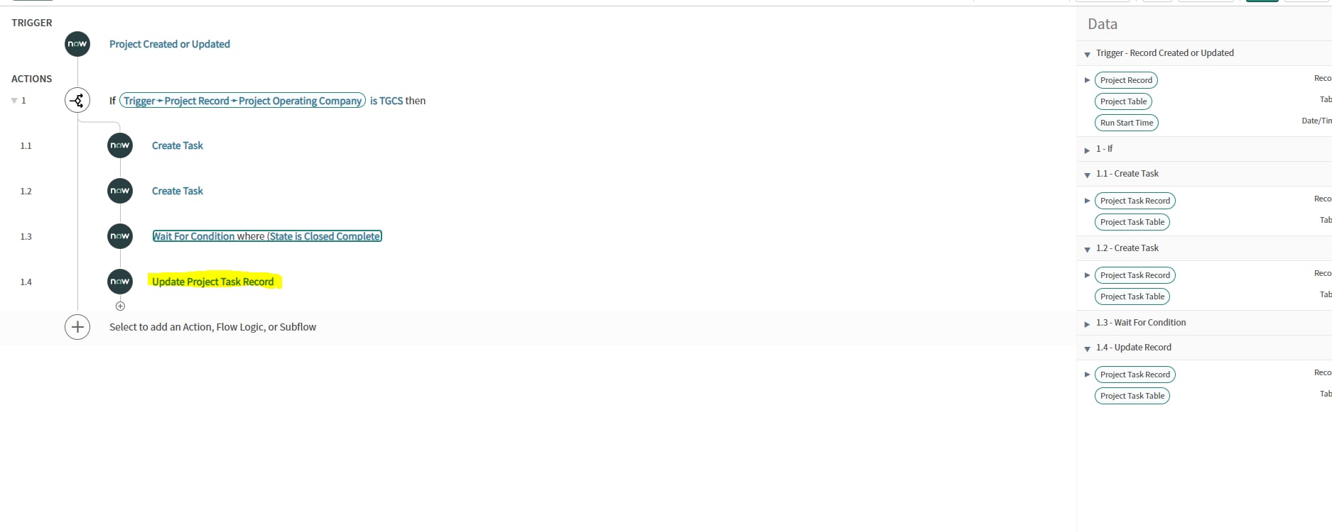 Inline script on flow designer. - ServiceNow Community