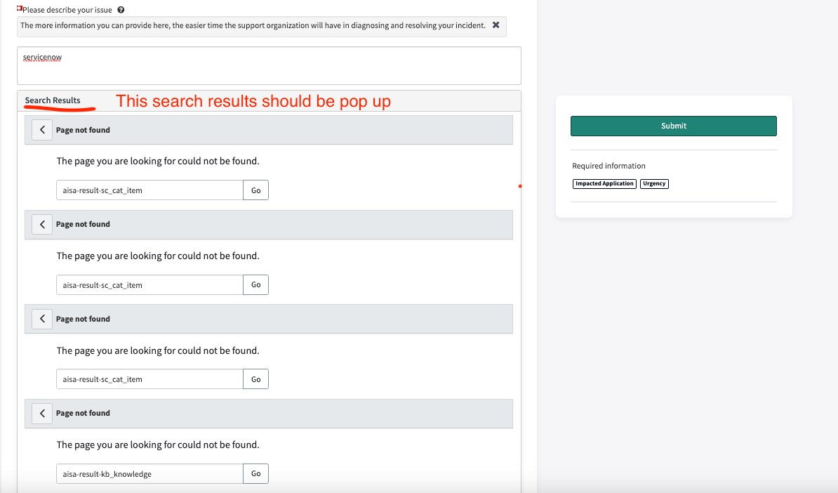 POP UP for AI Assist on portal - ServiceNow Community
