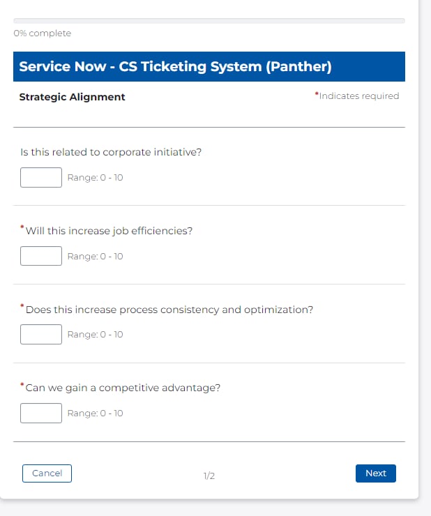 Demand Assessment Design - ServiceNow Community
