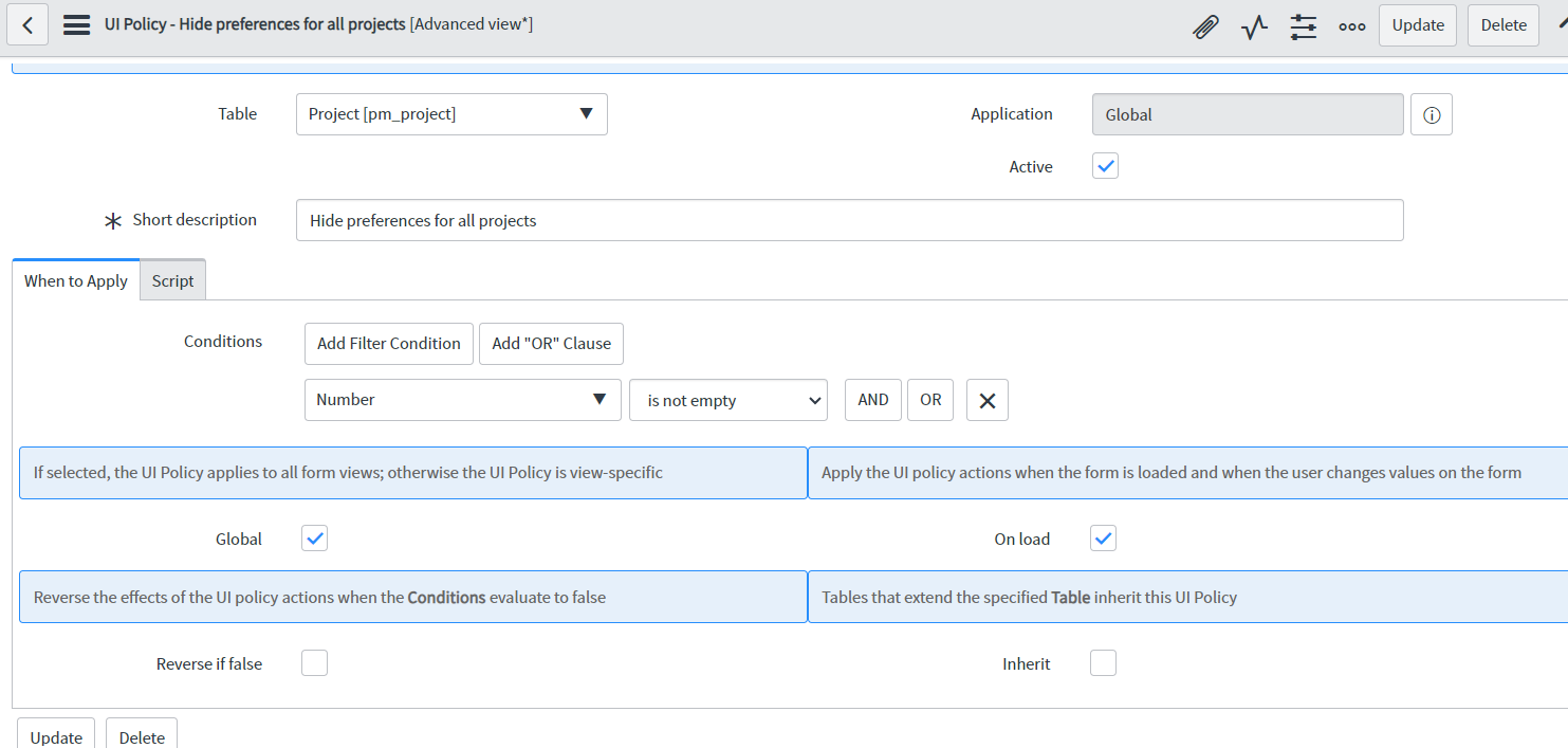 Solved: How to Hide Form Sections? - ServiceNow Community