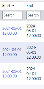 Start and end time in Service Availability table - ServiceNow Community