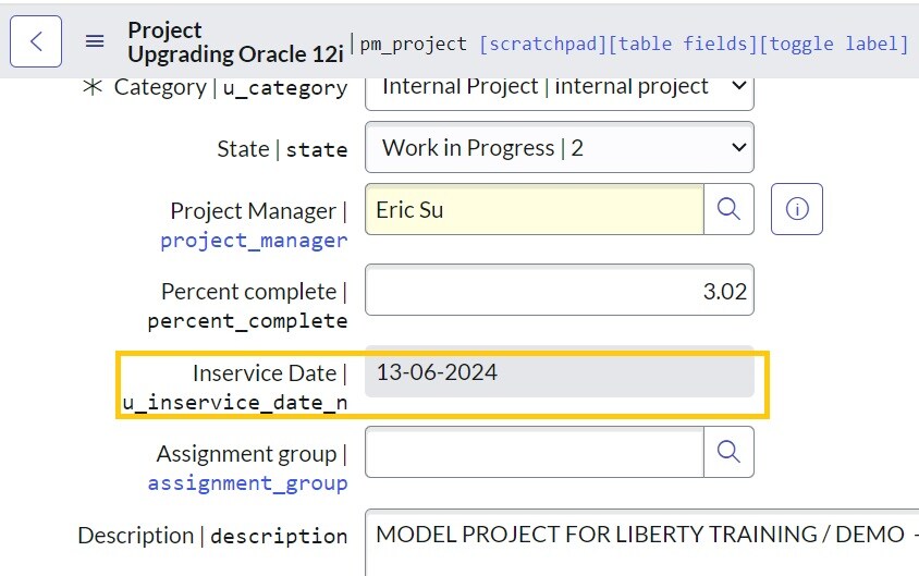 How to populate custom field(date) created in the... - ServiceNow Community
