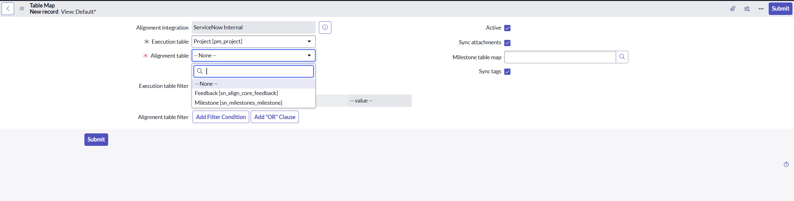 Project (pm_project) table records not creating in... - Page 2 ...