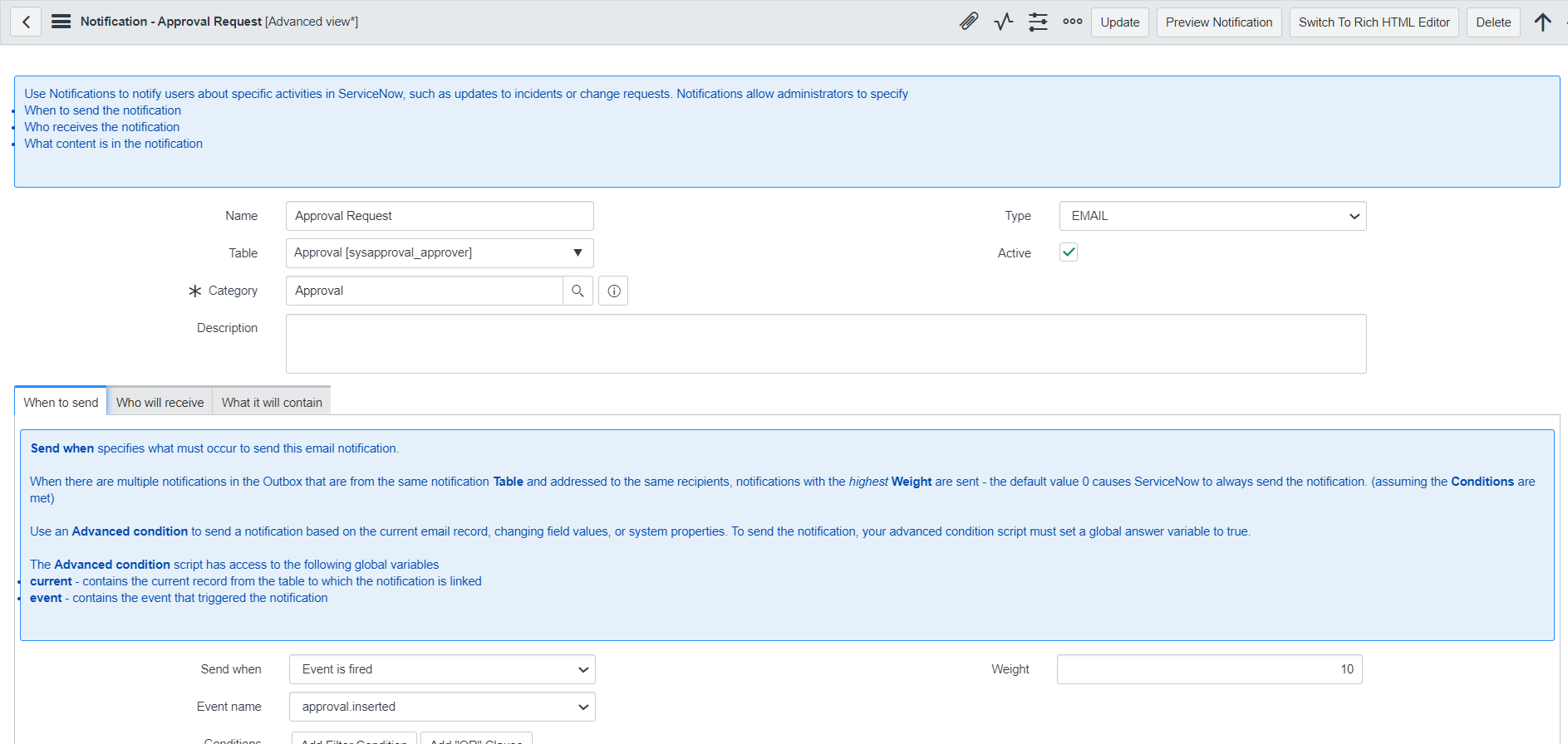 Solved: How to configure email notification approvals for ...
