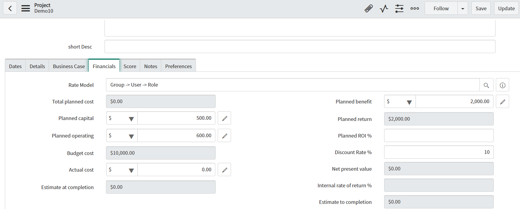How the system calculates the Financials on the Pr... - ServiceNow ...