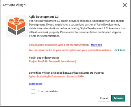 Installing Agile Plugins - ServiceNow Community